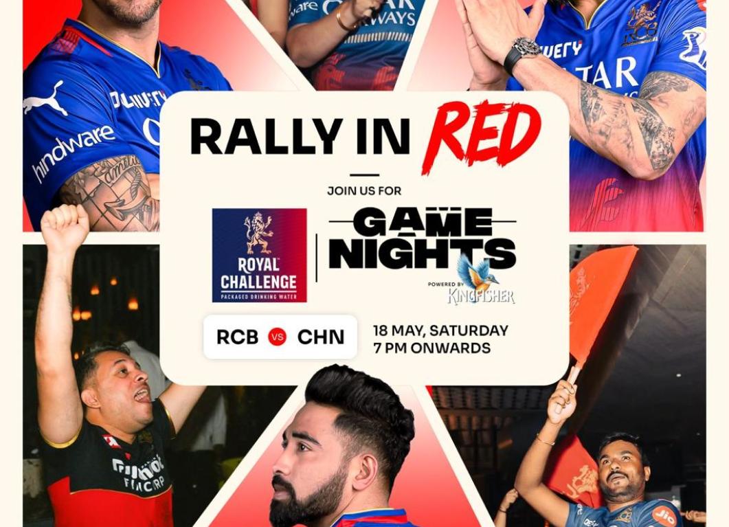 Rally in Red: RCB Game Nights at RCB Bar & Cafe | Royal Challengers ...