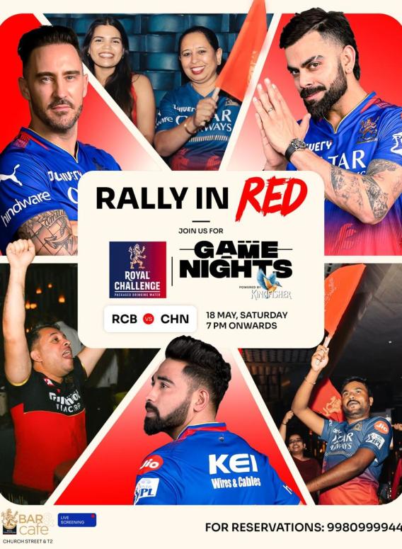 RCB Bar & Cafe | Royal Challengers Bengaluru
